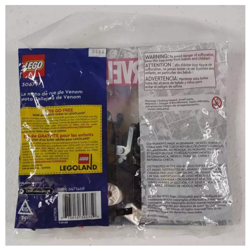 Lego 30679 Marvel Spiderman Venom Street Bike Polybag Set