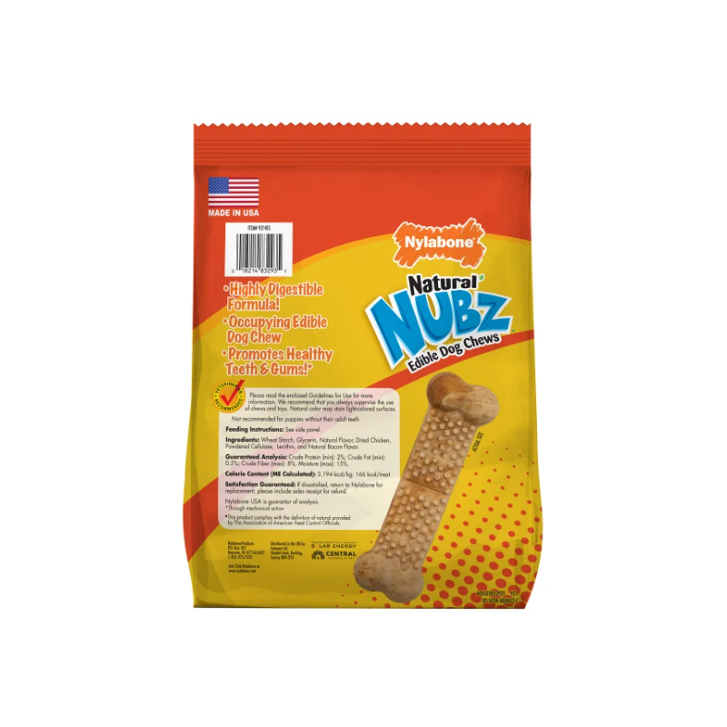 Nylabone NUBZ Dog Chews, 22-count, 2-pack