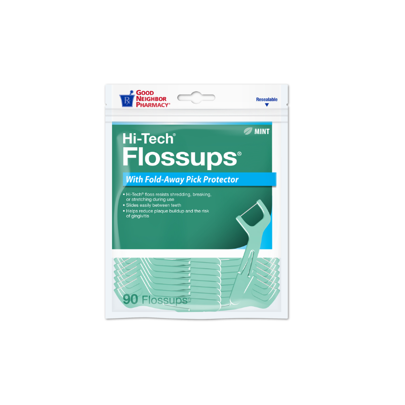 Fio Dental Hi-tech Flossups - com 90 unidades