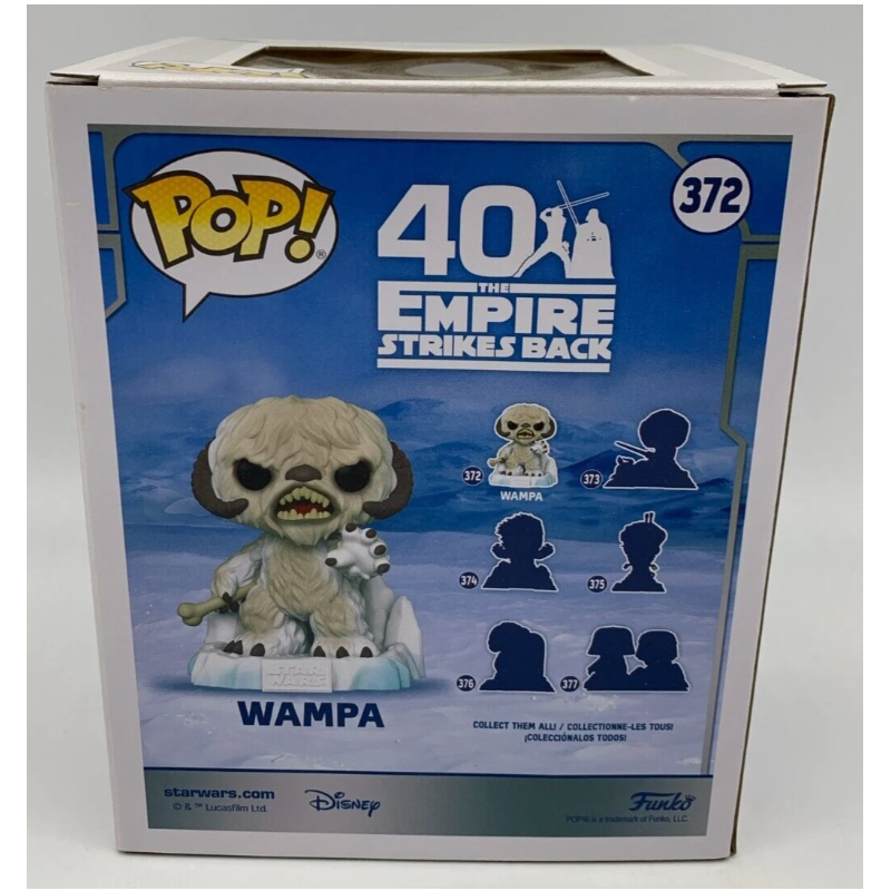 Funko Pop STAR WARS Empire Strikes Back 6 Inch Pop WAMPA 372 - AMAZON ...